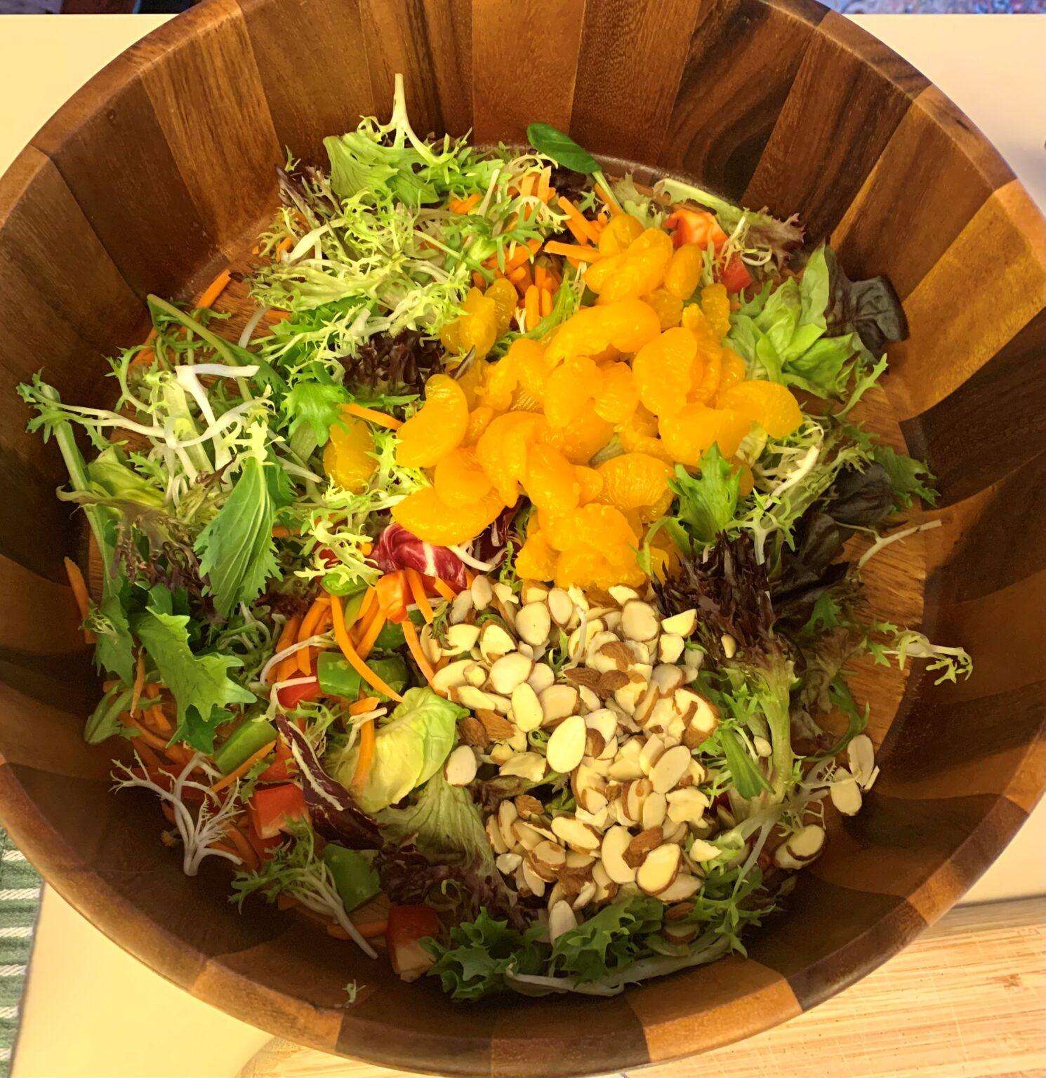 Asian Mandarin Orange Salad – Cooking Aboard with Jill