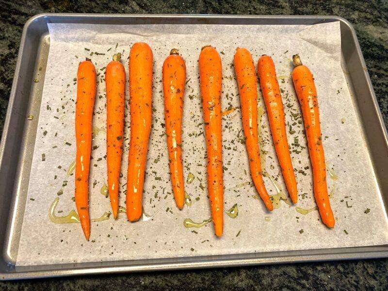 Easy Oven Roasted Carrots – Cooking Aboard with Jill
